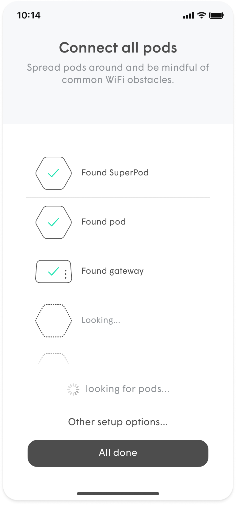 How do I add pods to my HomePass network?