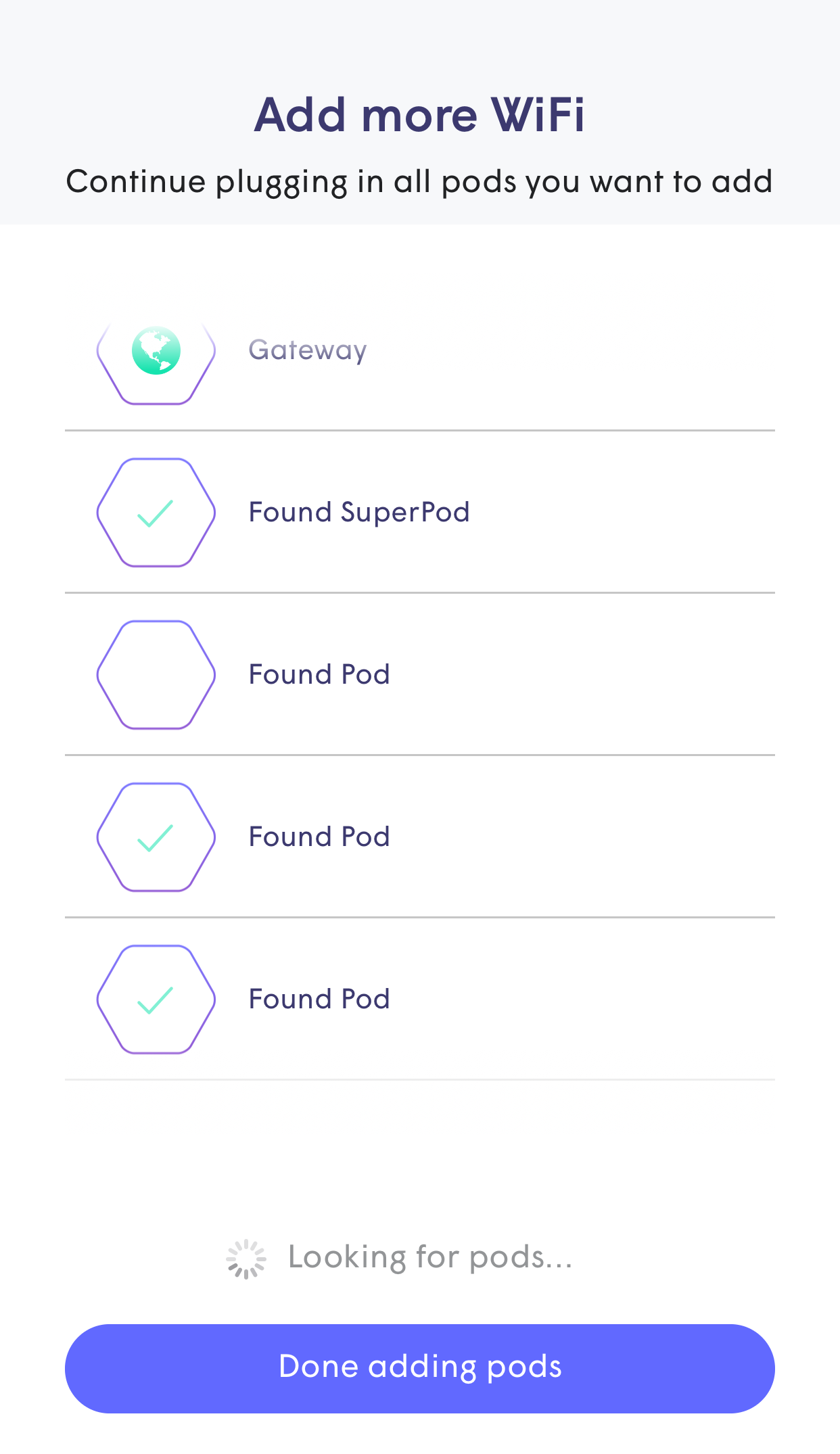 How do I add pods to my HomePass network?