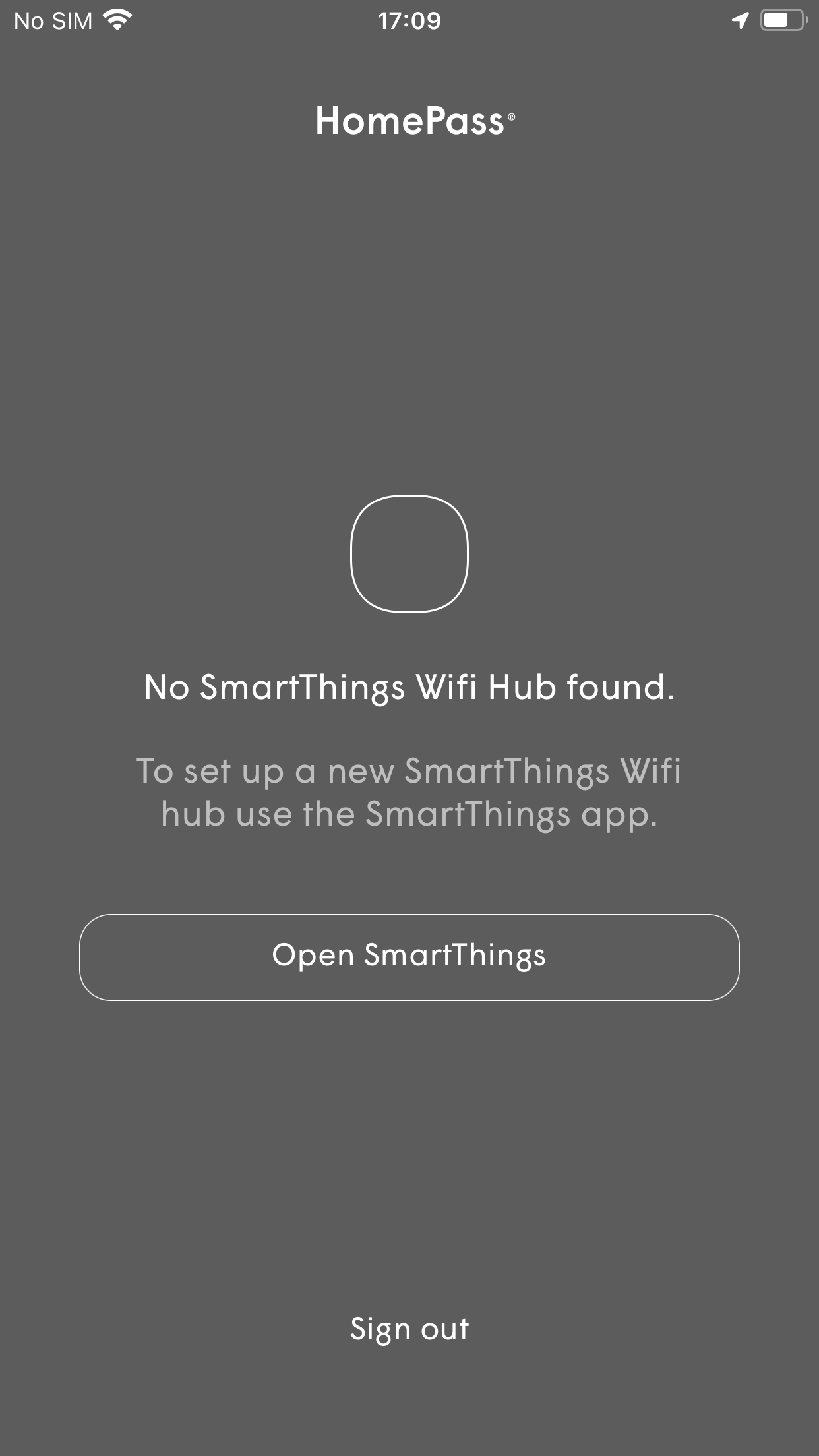 Samsung SmartThings Login