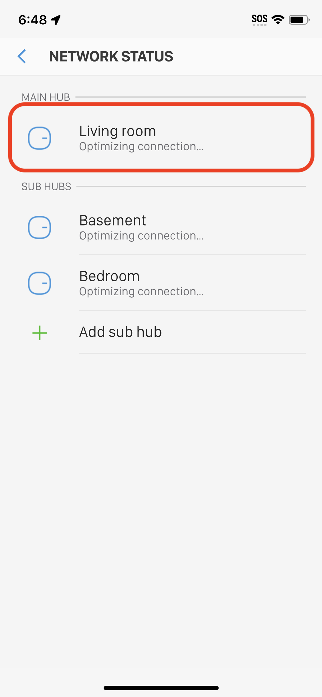 How do I log into the iOS HomePass app if I have Samsung SmartThings Wifi?