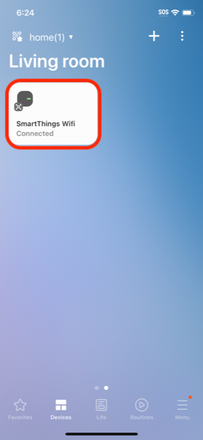 How do I log into the iOS HomePass app if I have Samsung SmartThings Wifi?