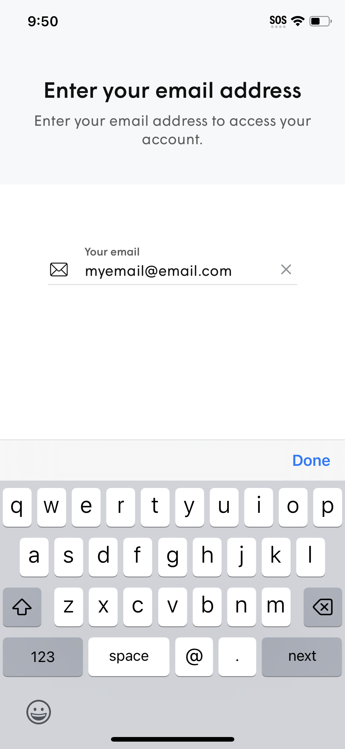 How do I log into the iOS HomePass app if I have Samsung SmartThings Wifi?