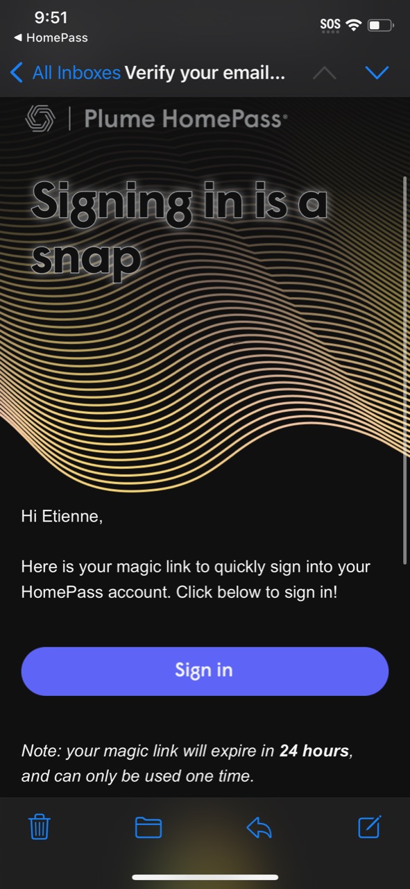 How do I log into the iOS HomePass app if I have Samsung SmartThings Wifi?