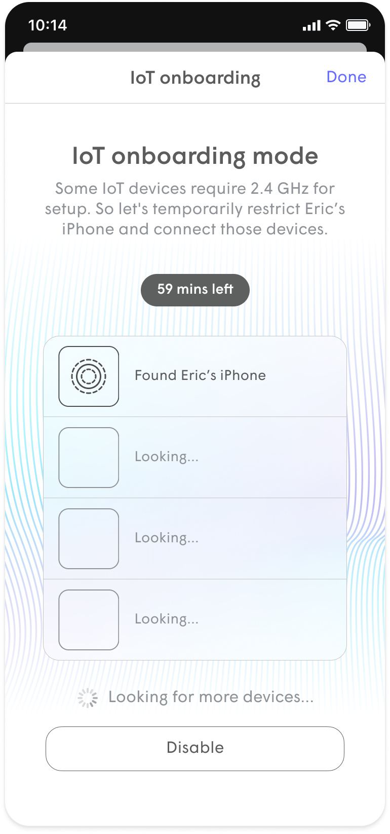 Connecting a 2.4GHz only device to Plume Home