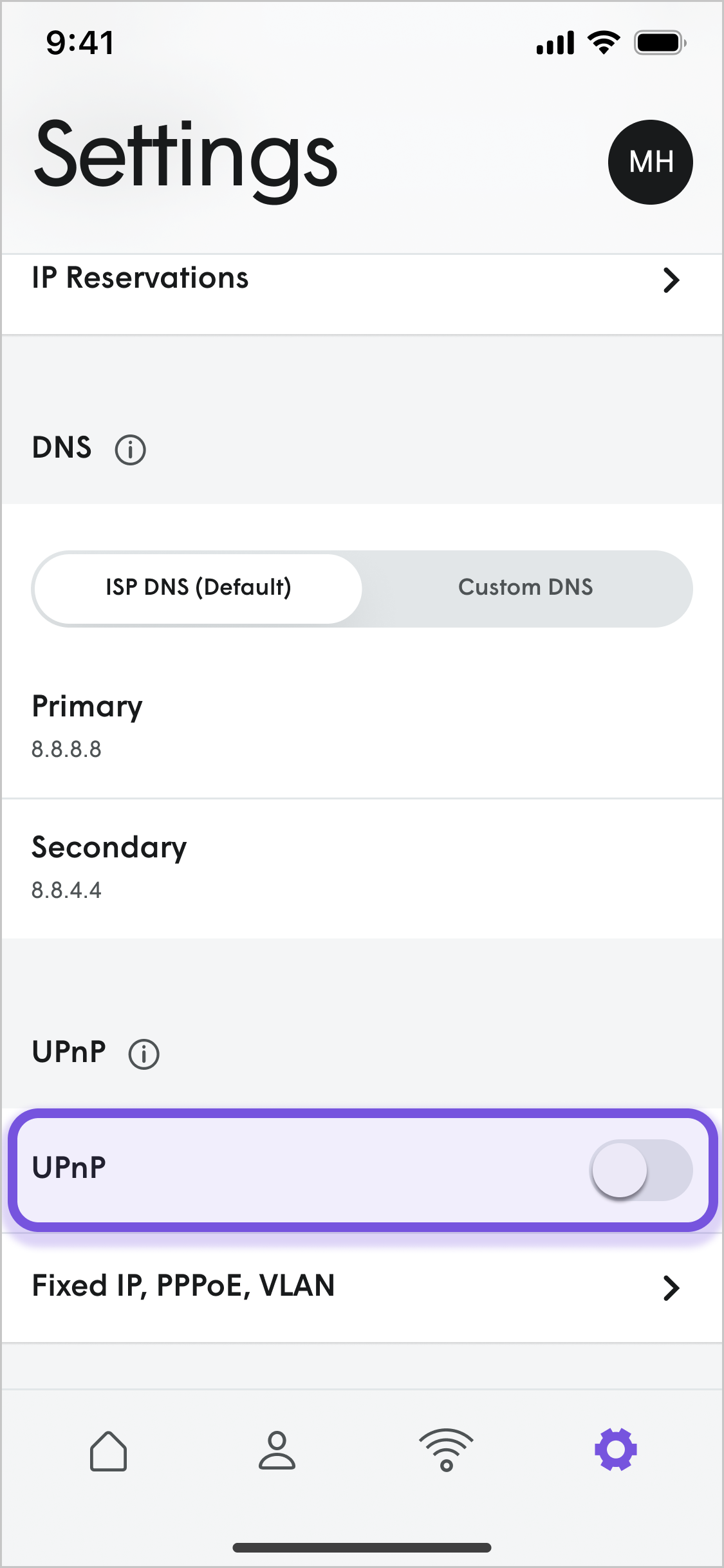 How do I enable UPnP on Plume Home networks?