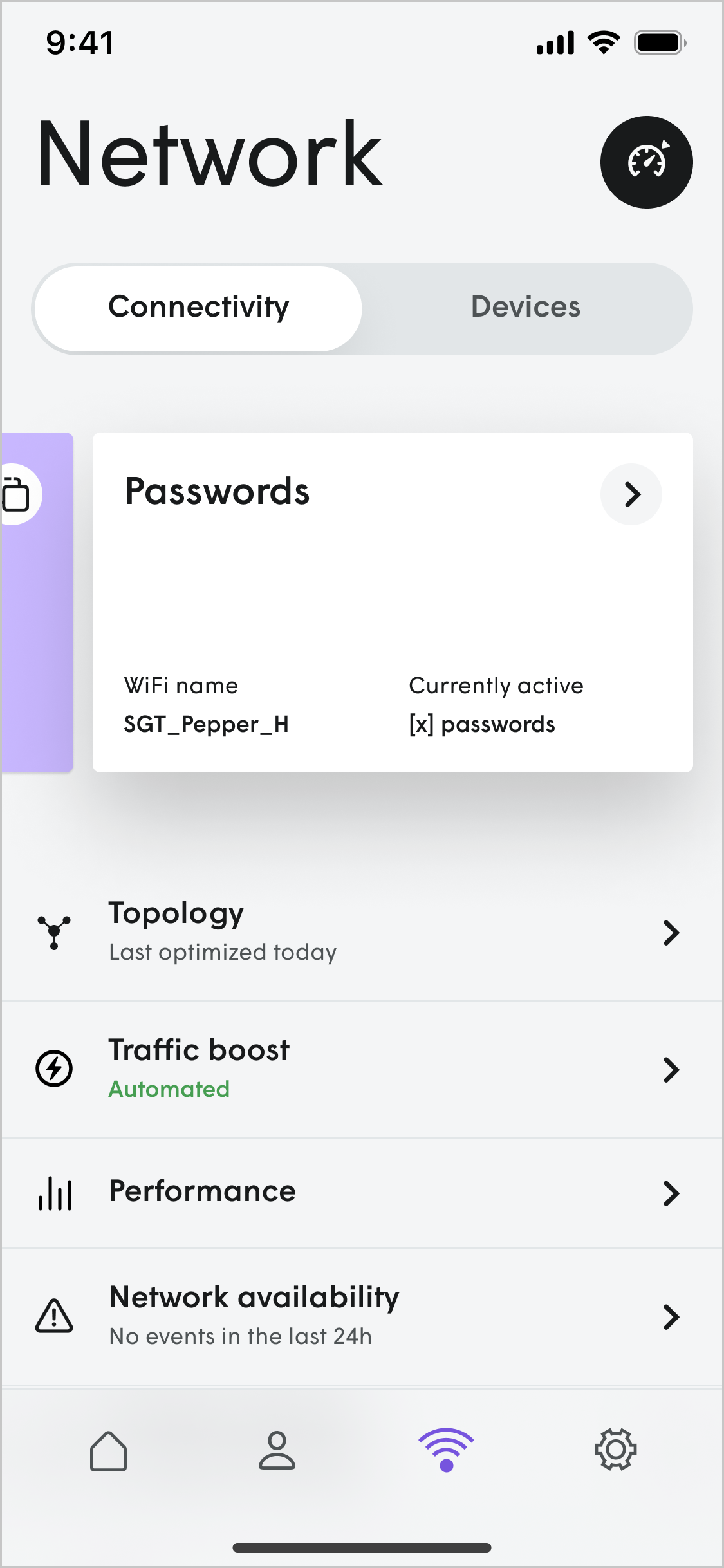 How do I set up multiple WiFi passwords?