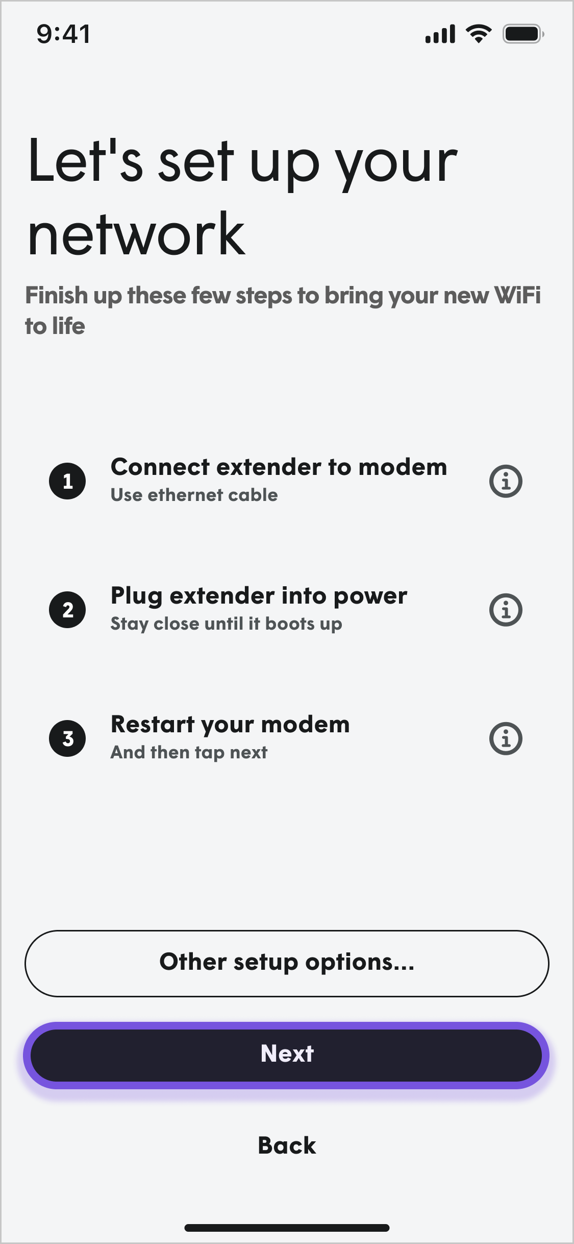 Plume Home Installation - App Steps