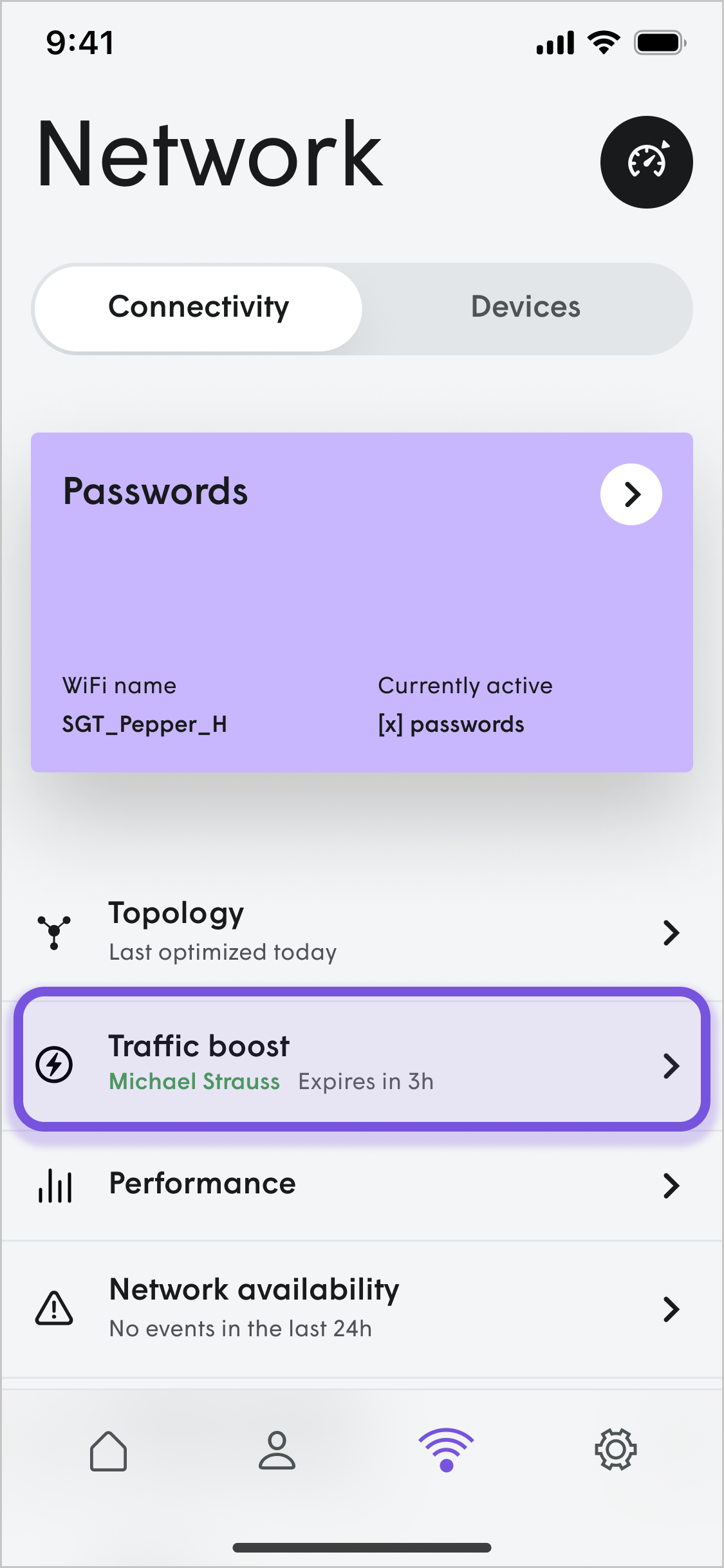 Traffic boost
