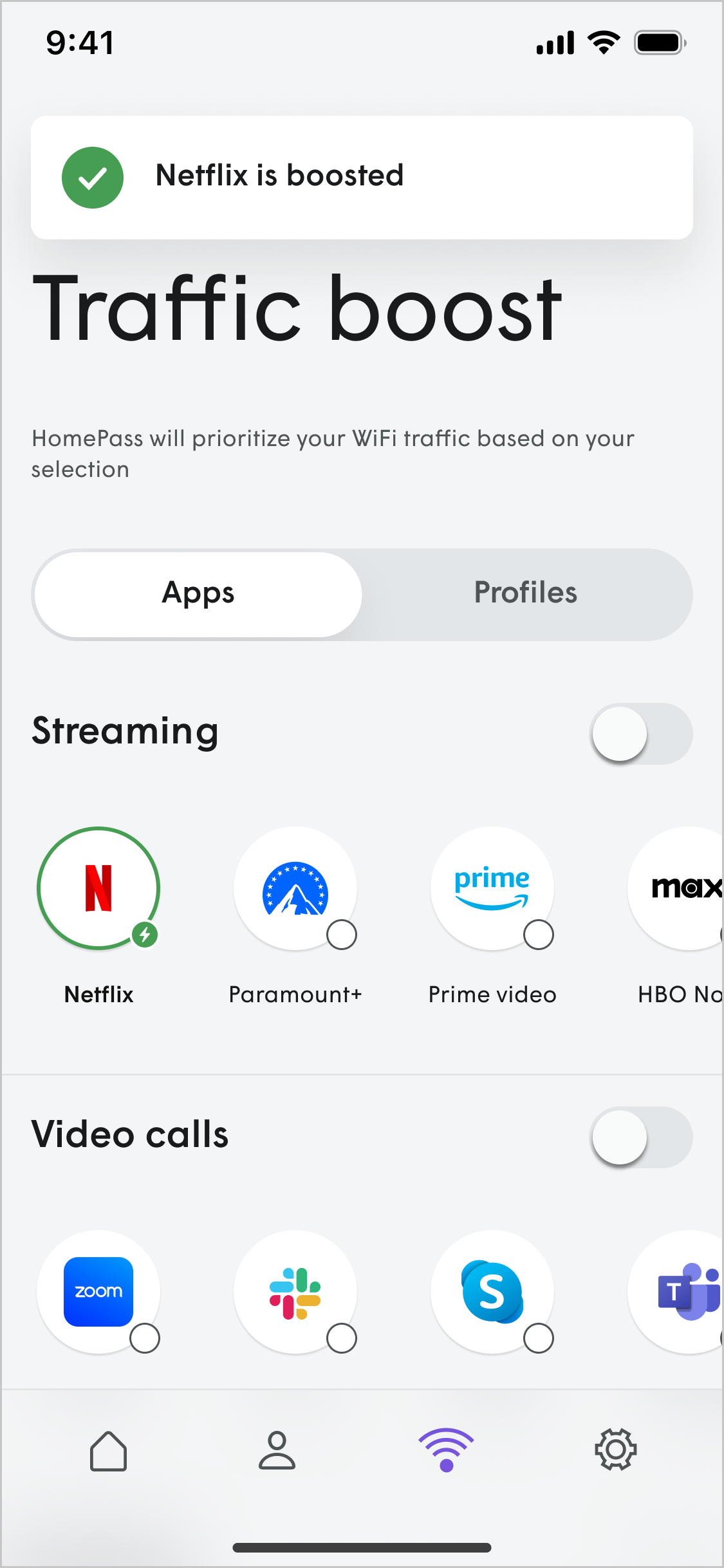 Network Priority
