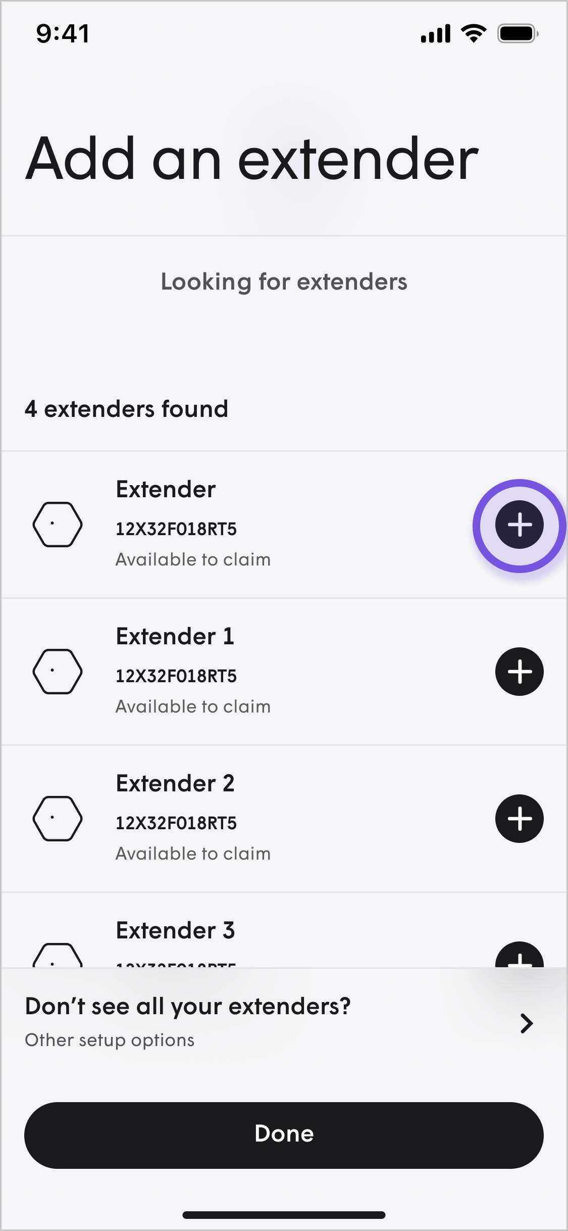How do I add extenders to my Plume Home network?