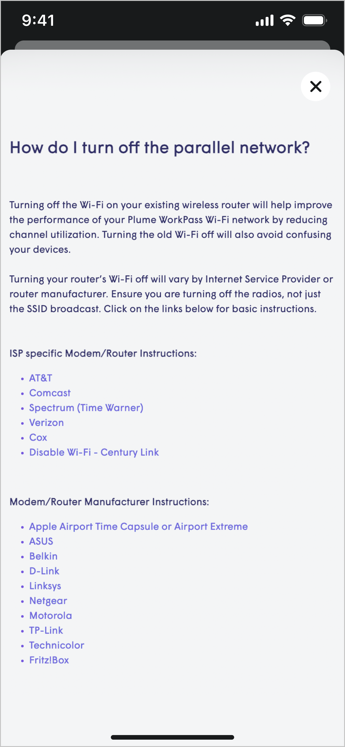 Plume Home Installation - App Steps