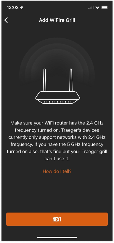 Connecting a 2.4GHz only device to HomePass